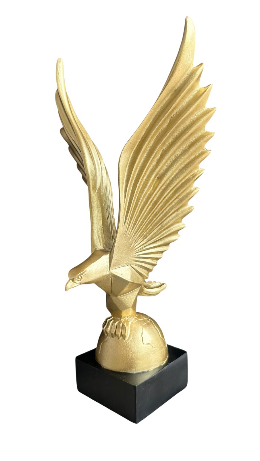Majestic Flight – Golden Eagle Statue (10 inch) - Golden Sculptor